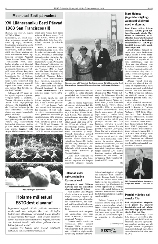 Eesti Elu Nr. 35 - 30. august 2013 - Eesti Elu
