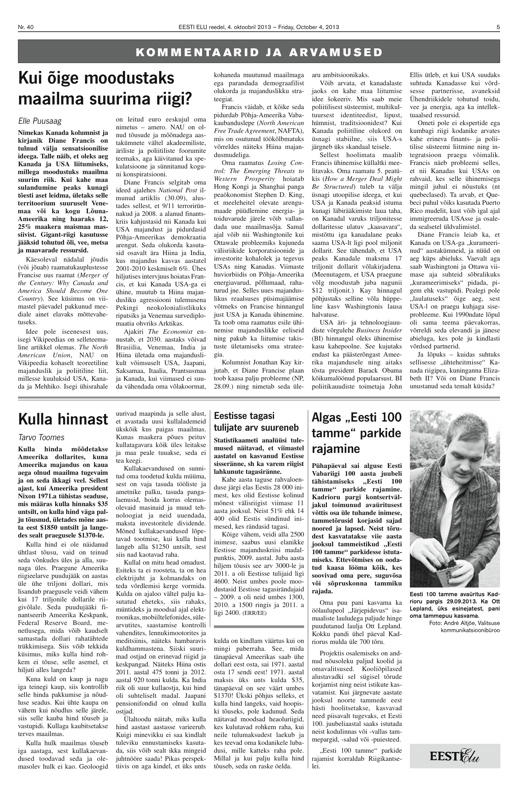 Eesti Elu Nr. 40 - 04. oktoober 2013 - Eesti Elu