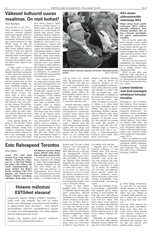 Eesti Elu Nr. 42 - 18. oktoober 2013 - Eesti Elu