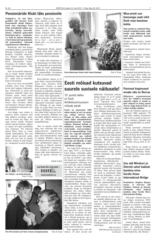 Eesti Elu Nr. 20 - 22. mai 2015 - Eesti Elu